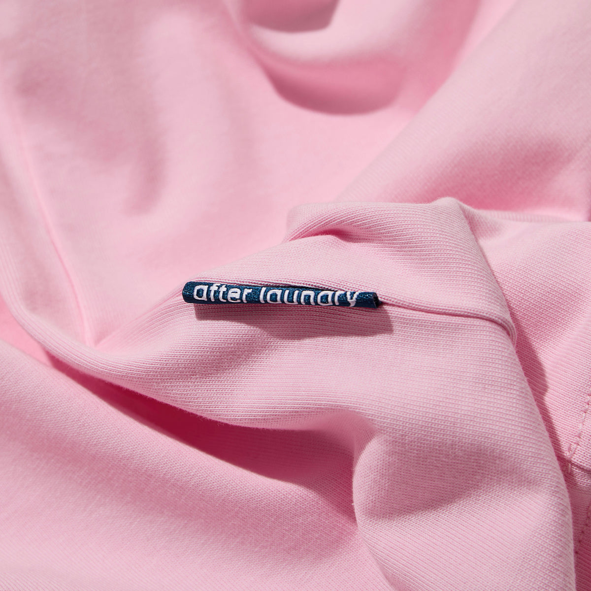 ASTERISK MOCK TWO-PIECE LONG SLEEVE T-SHIRT LIGHT (PINK w/ WHITE ...
