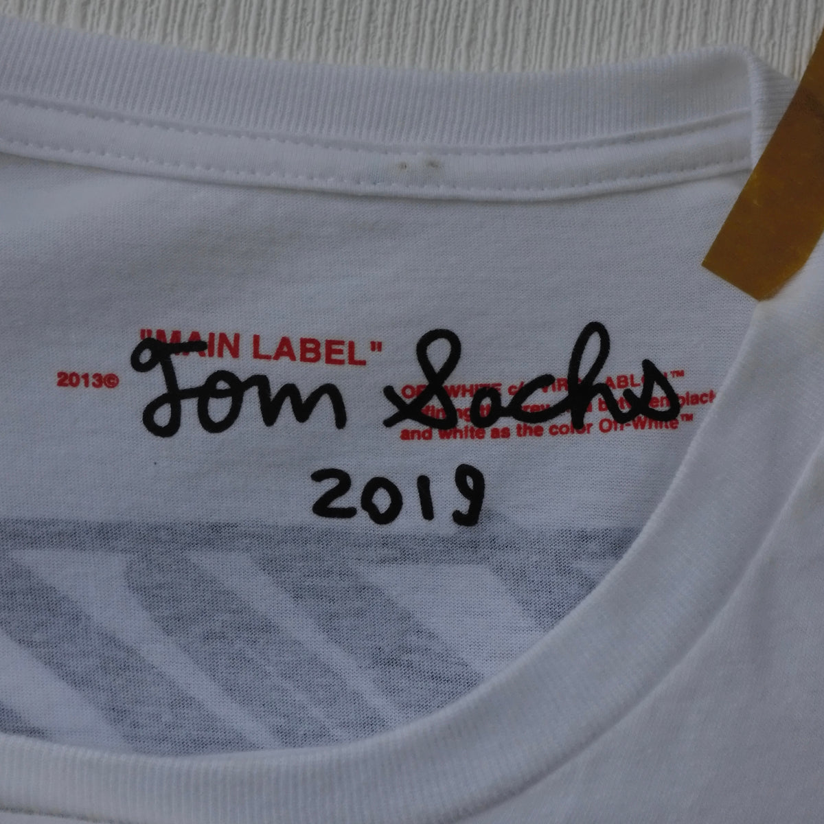 TOM SACHS x OFF-WHITE™ “FIGURES OF SPEECH” T-SHIRT – weareasterisk